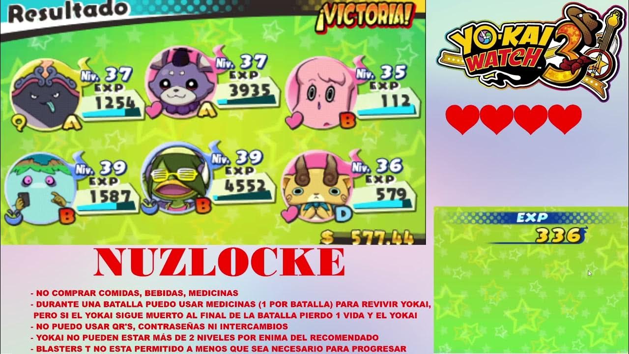 YOKAI WATCH 3 NUZLOCKE FINAL ¿GANAREMOS EL LOCKE? || DIA 21 - YouTube