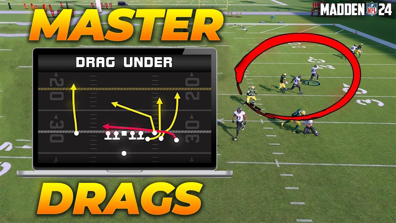 Mastering Drag Routes In Madden 24 - YouTube