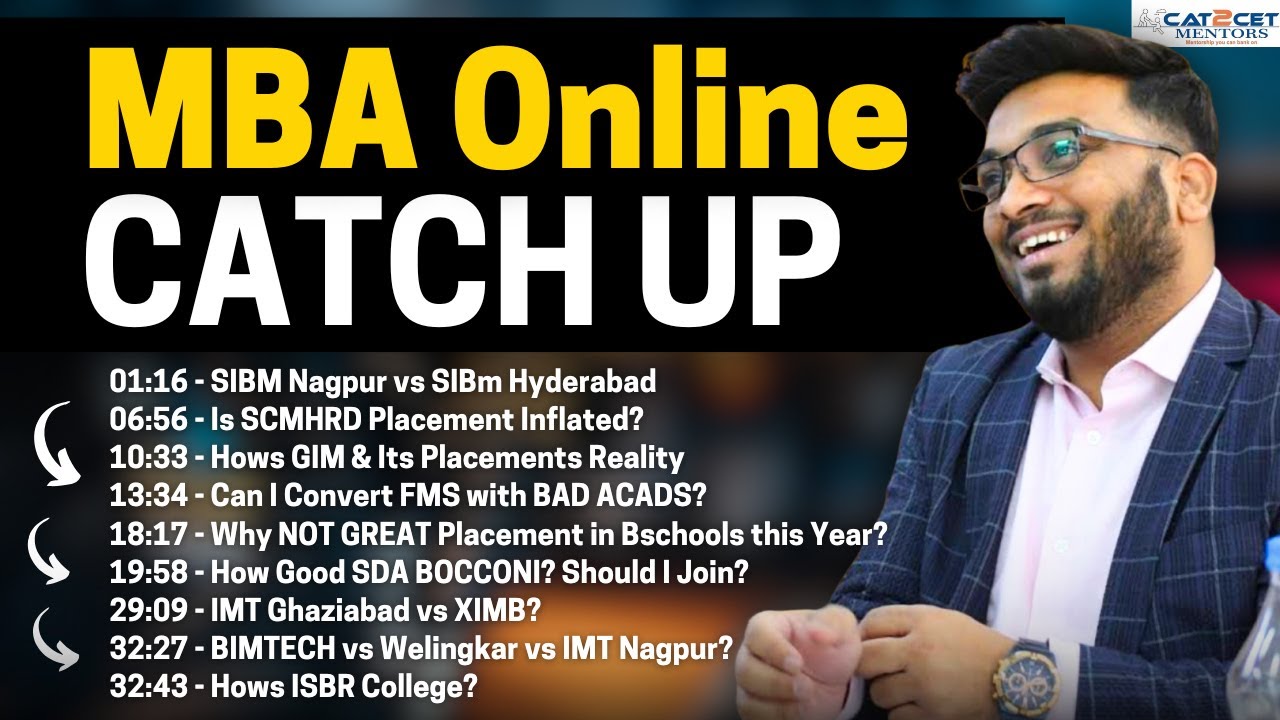 MBA Online Catch Up | Ask Me Anything | Bschool Comparison | CAT 2025 ...