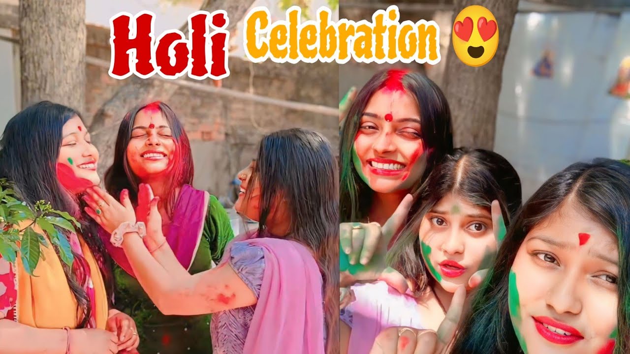 Holi Celebration With Family Vlog 😍 2025 l Poonam vlogs - YouTube