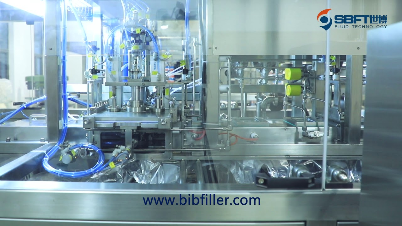 Fully Automatic Aseptic Filling Machine BIB 100A - YouTube