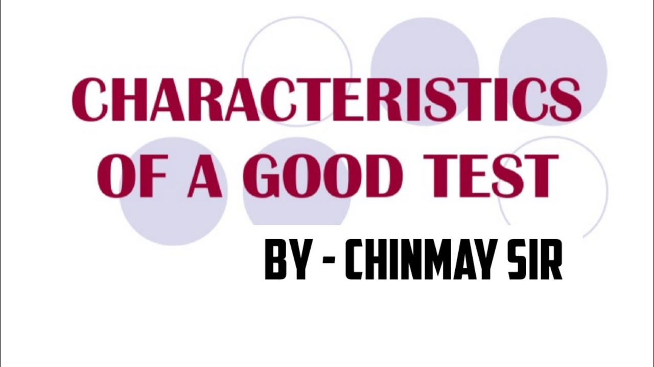 Characteristics of a good test with MCQ's | Exploring Goals - YouTube