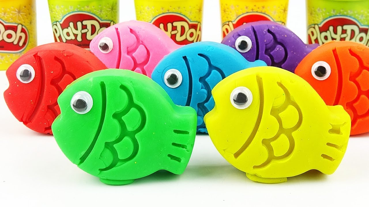 Learn Colors with 8 Color PlayDoh Fun, Enlightening For Babies ...