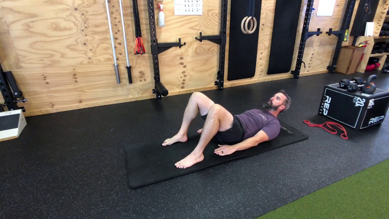 Heel Tap Crunches - YouTube