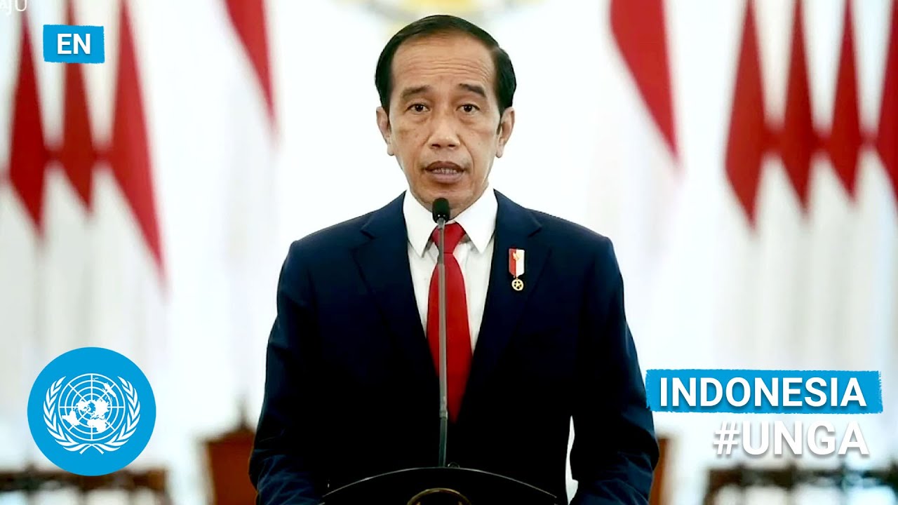 🇮🇩 Indonesia - President Addresses United Nations General Debate, 76th ...