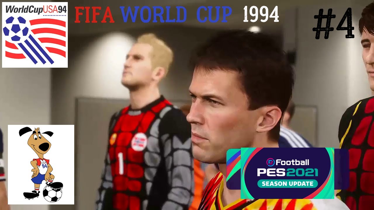 eFootball PES 2021 FIFA World Cup USA 1994 Round play off # 4 - YouTube