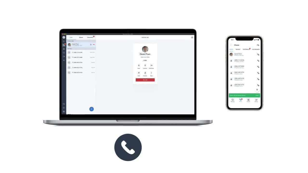 Flip a Call in 8x8 Work - YouTube