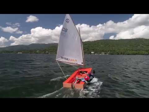 Oz Goose - long planing reach in moderate wind in the second National ...