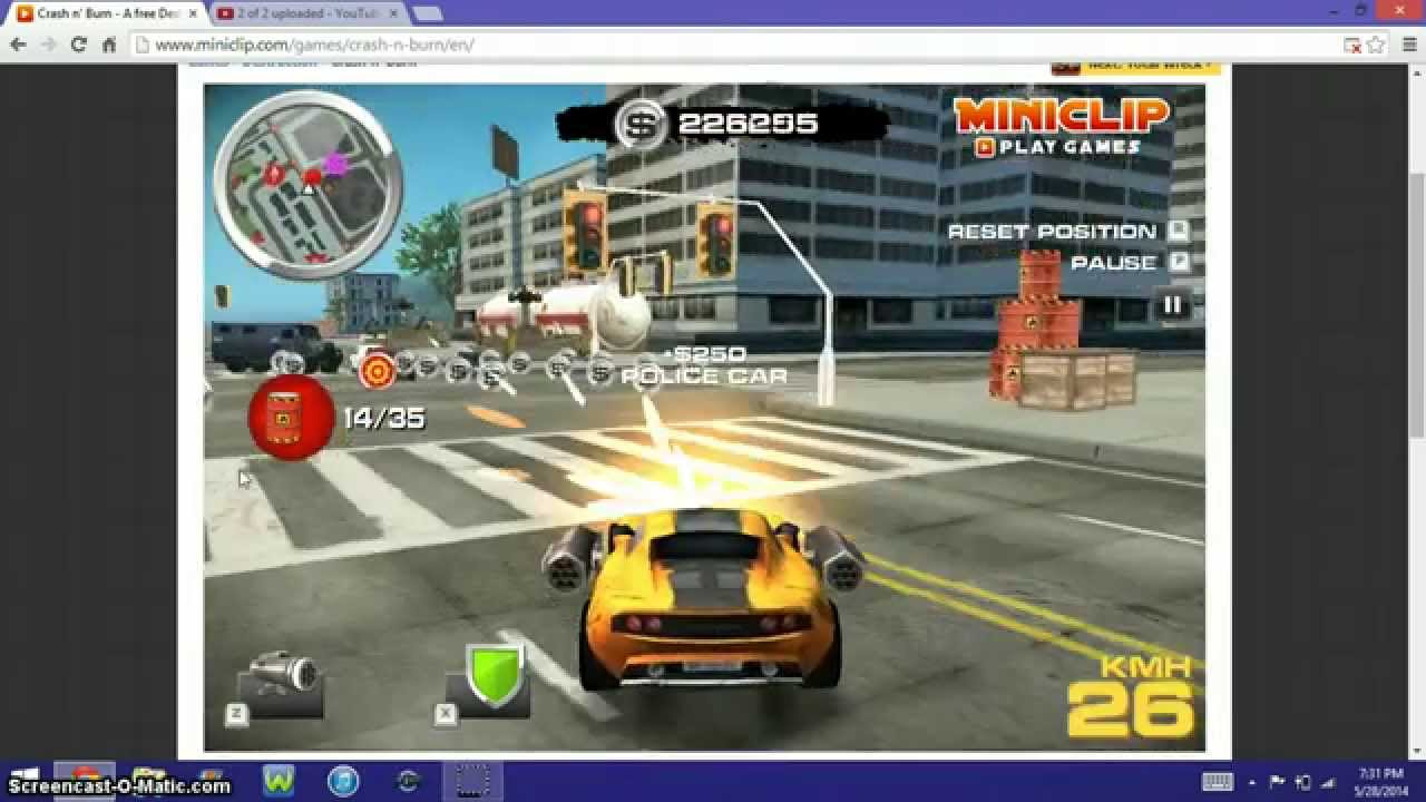 Miniclip - Crash n' Burn Part 3 - YouTube