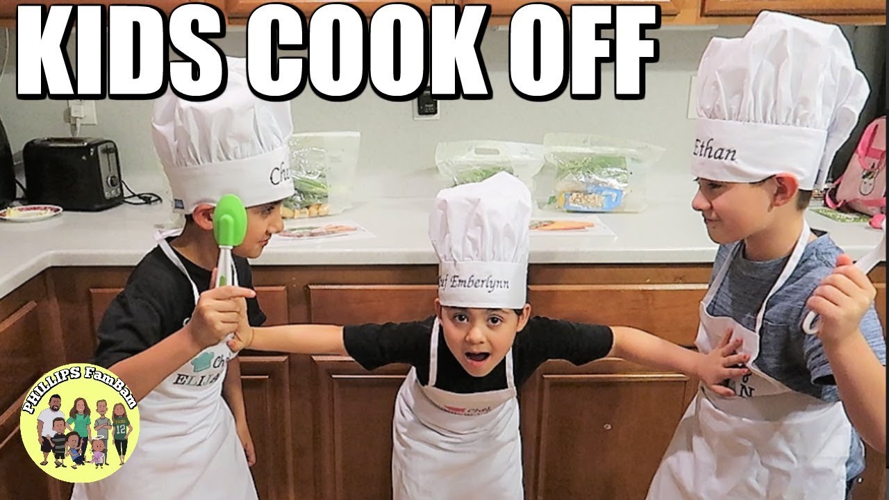 KIDS MASTER CHEF COOK OFF | CHICKEN & STEAK DINNER RECIPES | KIDS COOK ...