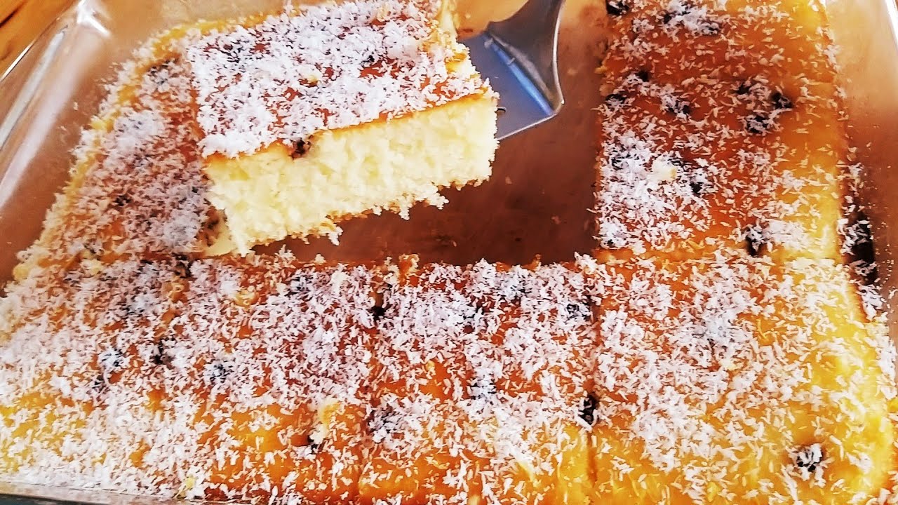 HOW TO MAKE Basbousa Moroccan successful easy and fast recipe - YouTube