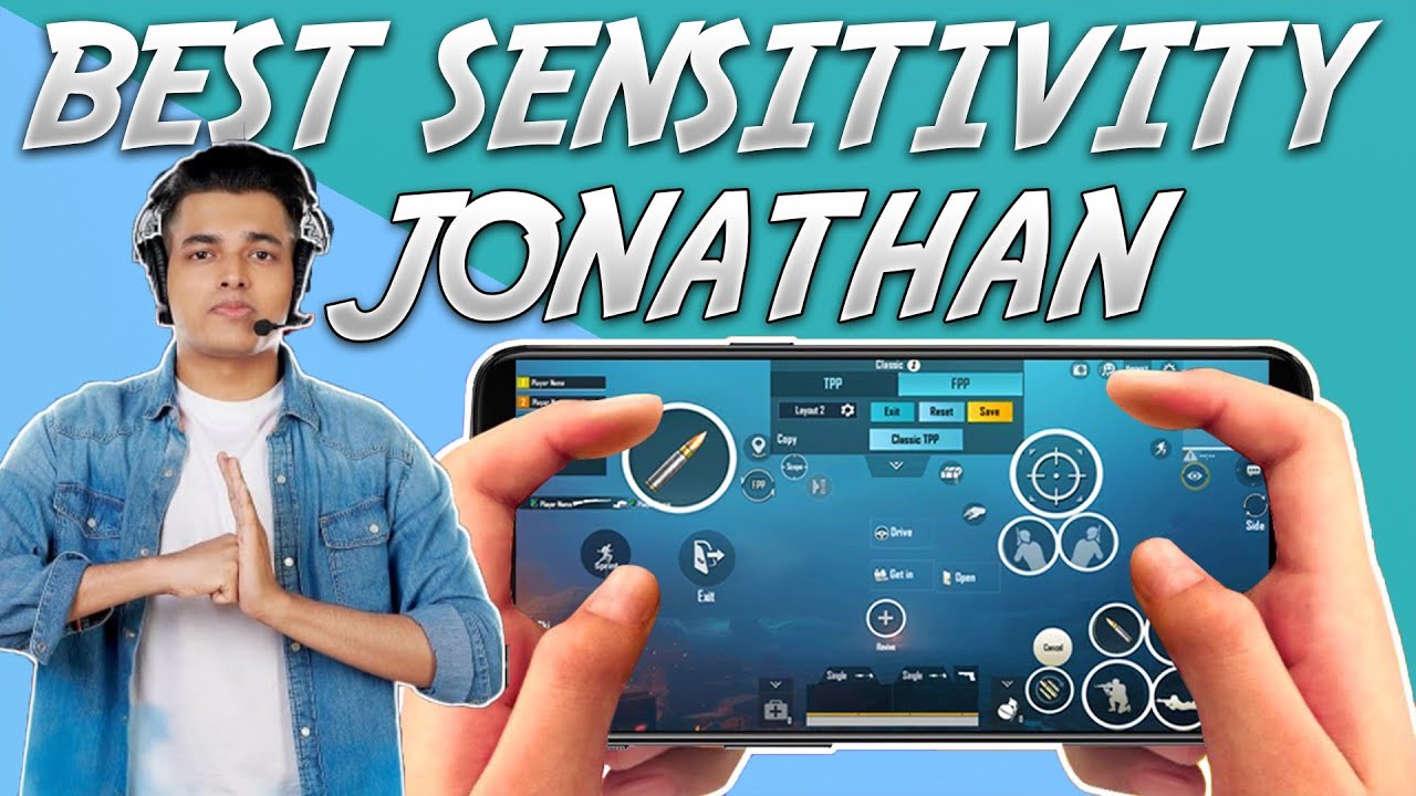 JONATHAN BGMI SENSITIVITY SETTINGS 2021 | BEST 2 FINGER CONTROL PUBG ...