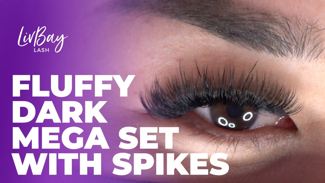Mega Volume Lash Tutorial - Darker and Fluffy Mega Lash Set Tips and ...