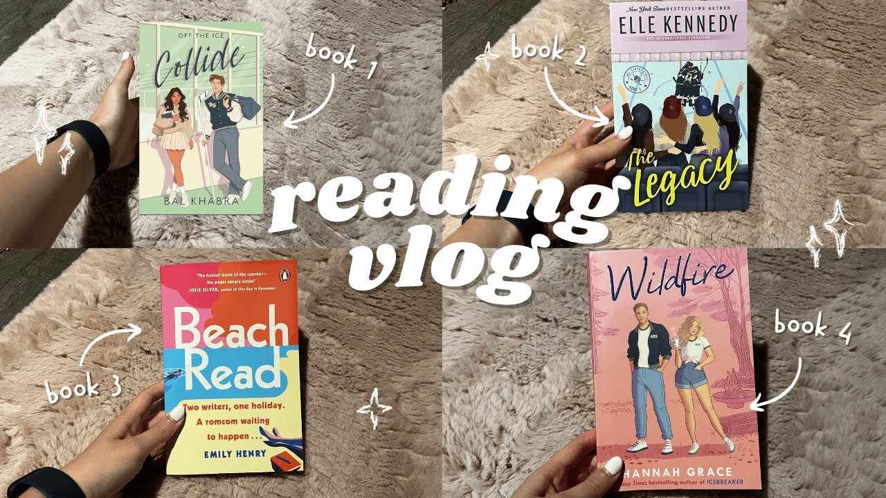12hr reading vlog (over 20 days) | attempting to get out of my summer ...