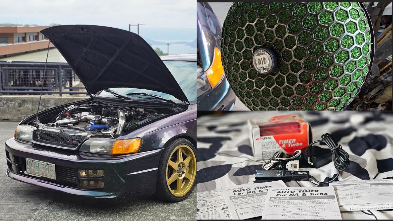 BREEN'S APEXI TURBO TIMER | HKS AIR-FILTER REVIEW - YouTube