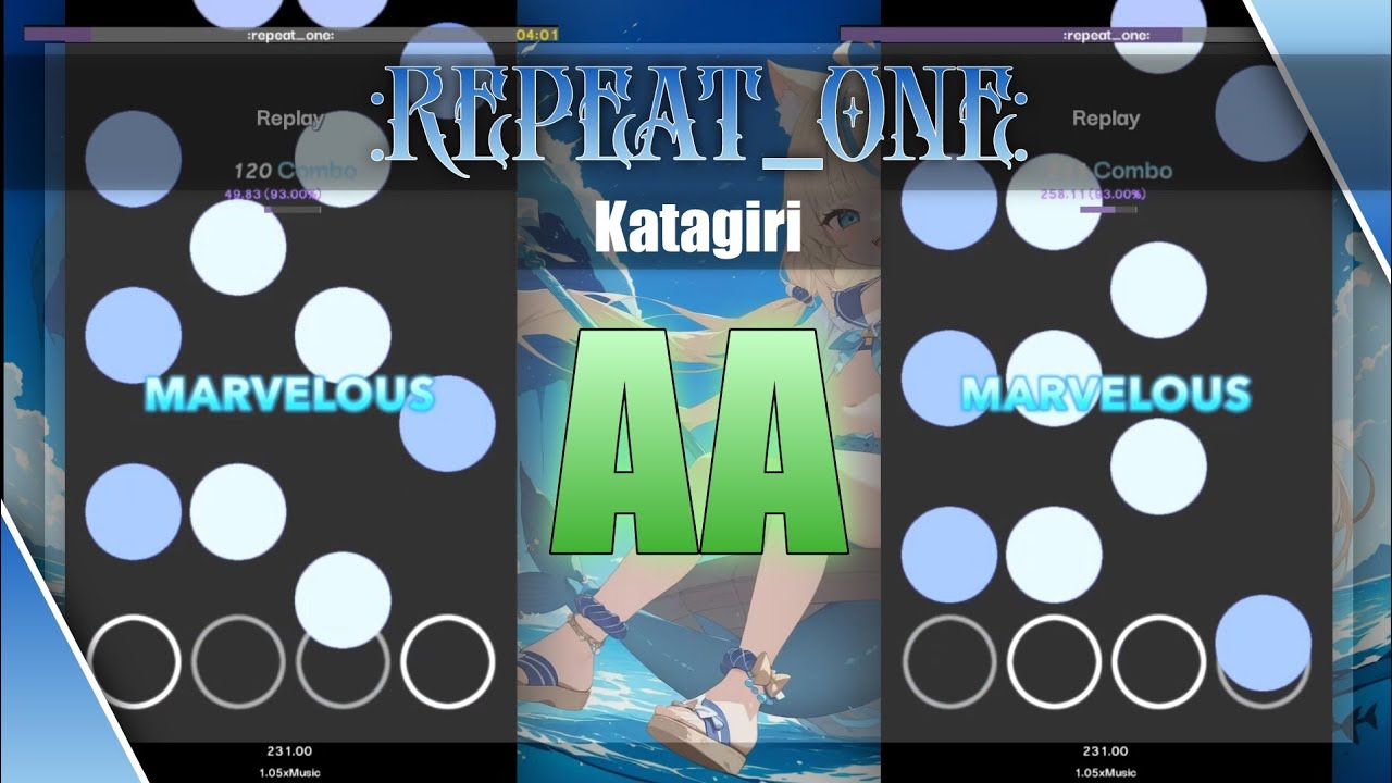 [Etterna] :repeat_one: 1.05 (29.88 MSD) | AA - YouTube