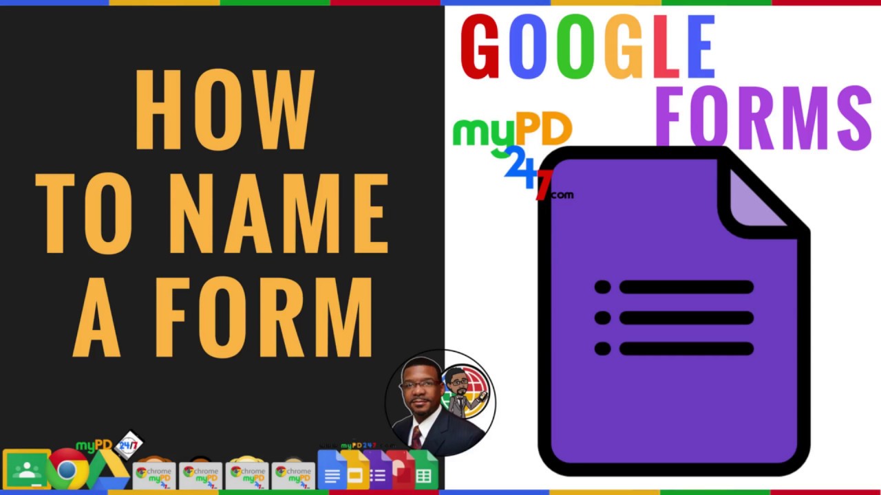 Google Forms - Naming a Form - YouTube