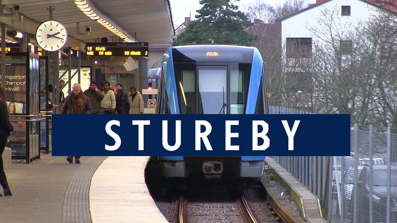 Stureby Stockholm Söderort Tunnelbanestation och annat. - YouTube