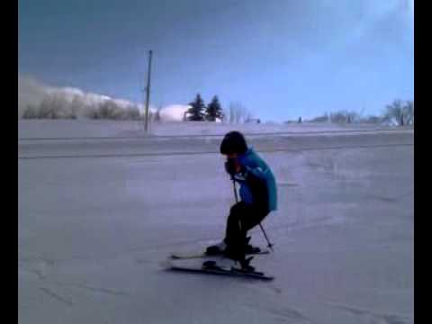 Patrick ski second day - YouTube