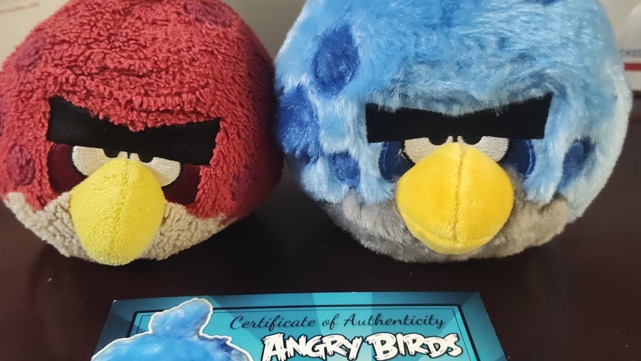angry birds on finn ice tony plush prototype 1 of 12 in the world - YouTube