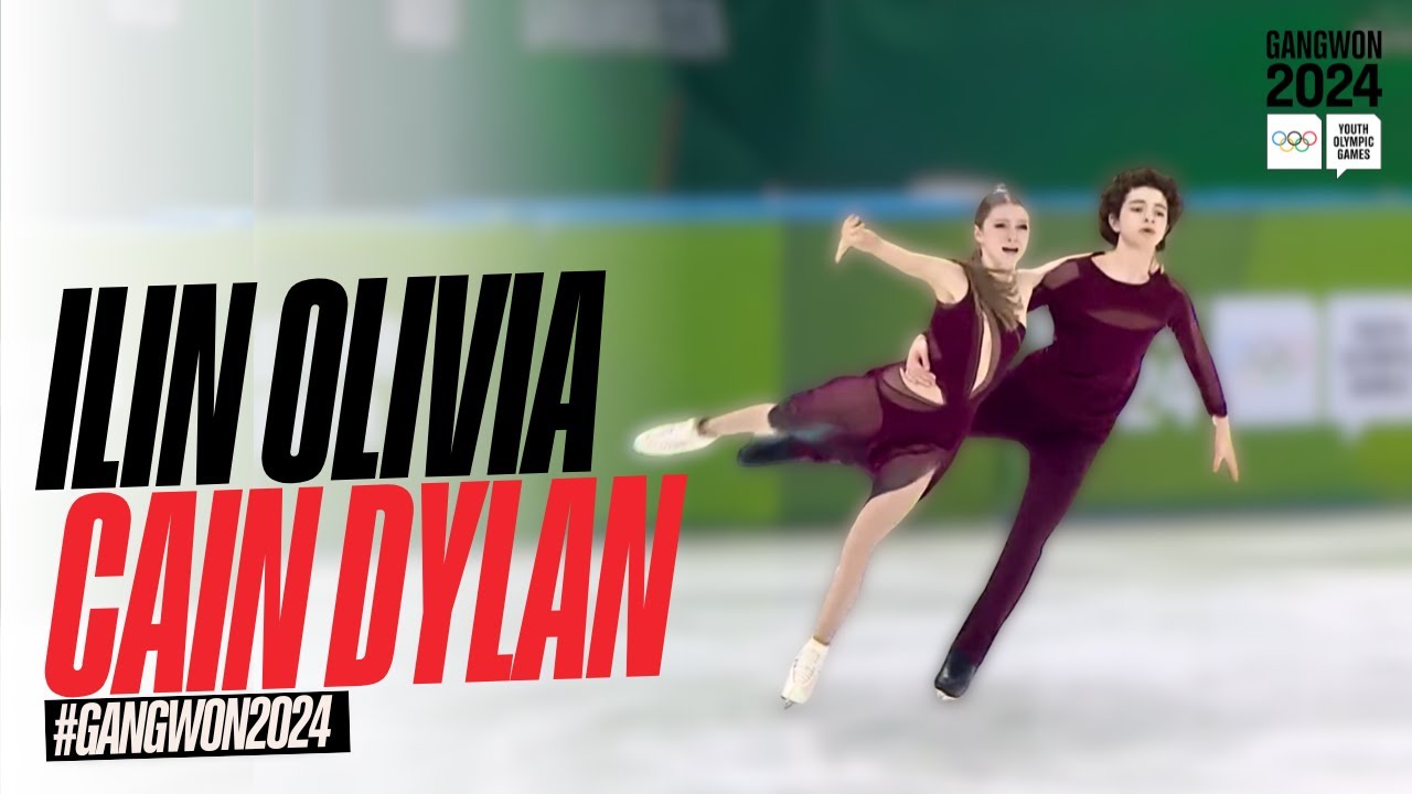 Ilin Olivia and Cain Dylan 🇺🇸 Second Position Ice Dance Performance at ...