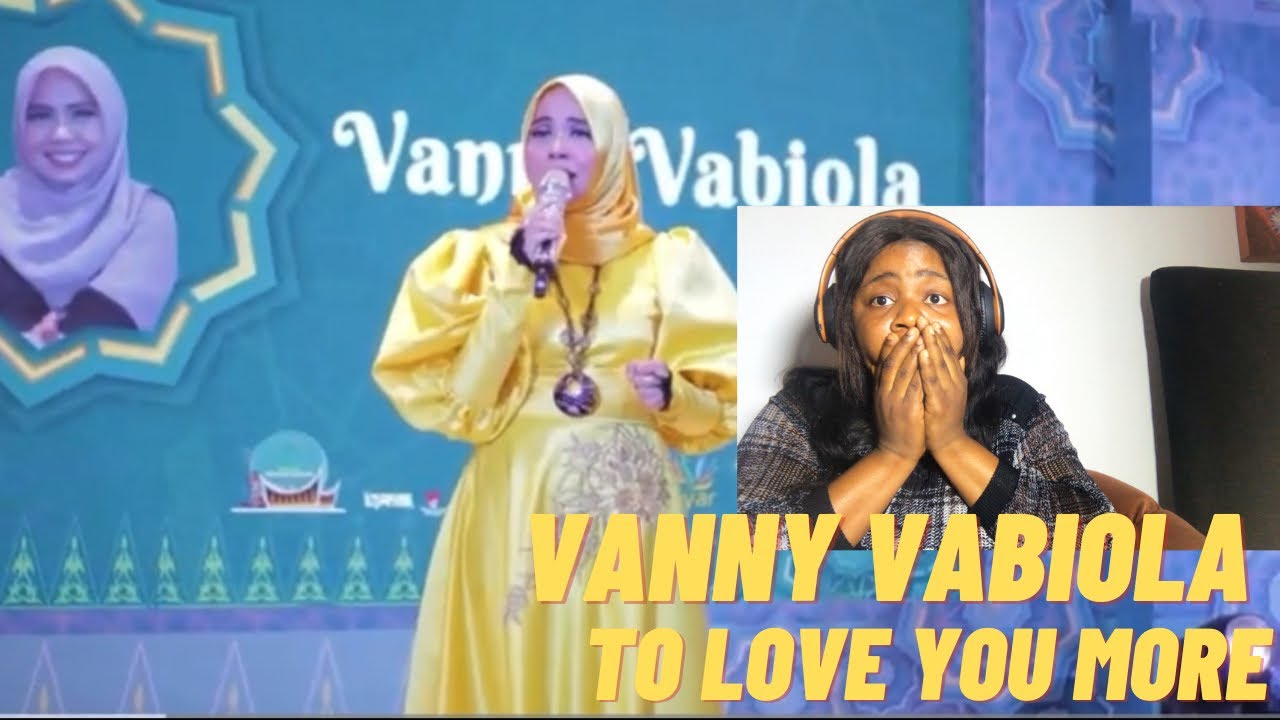 VANNY VABIOLA LIVE PERFORMANCE (COVER) REACTION - TO LOVE YOU MORE ...