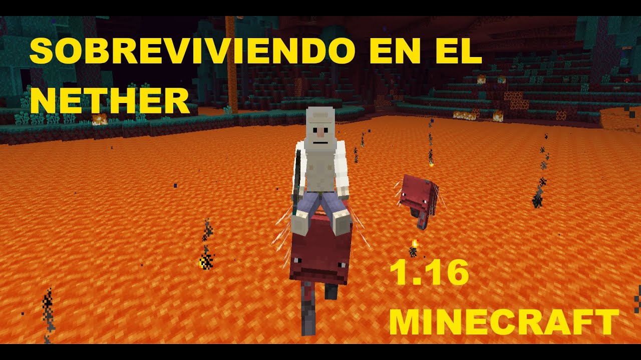 STRIDER MINECRAFT 1.16(NUEVO MOB) - YouTube