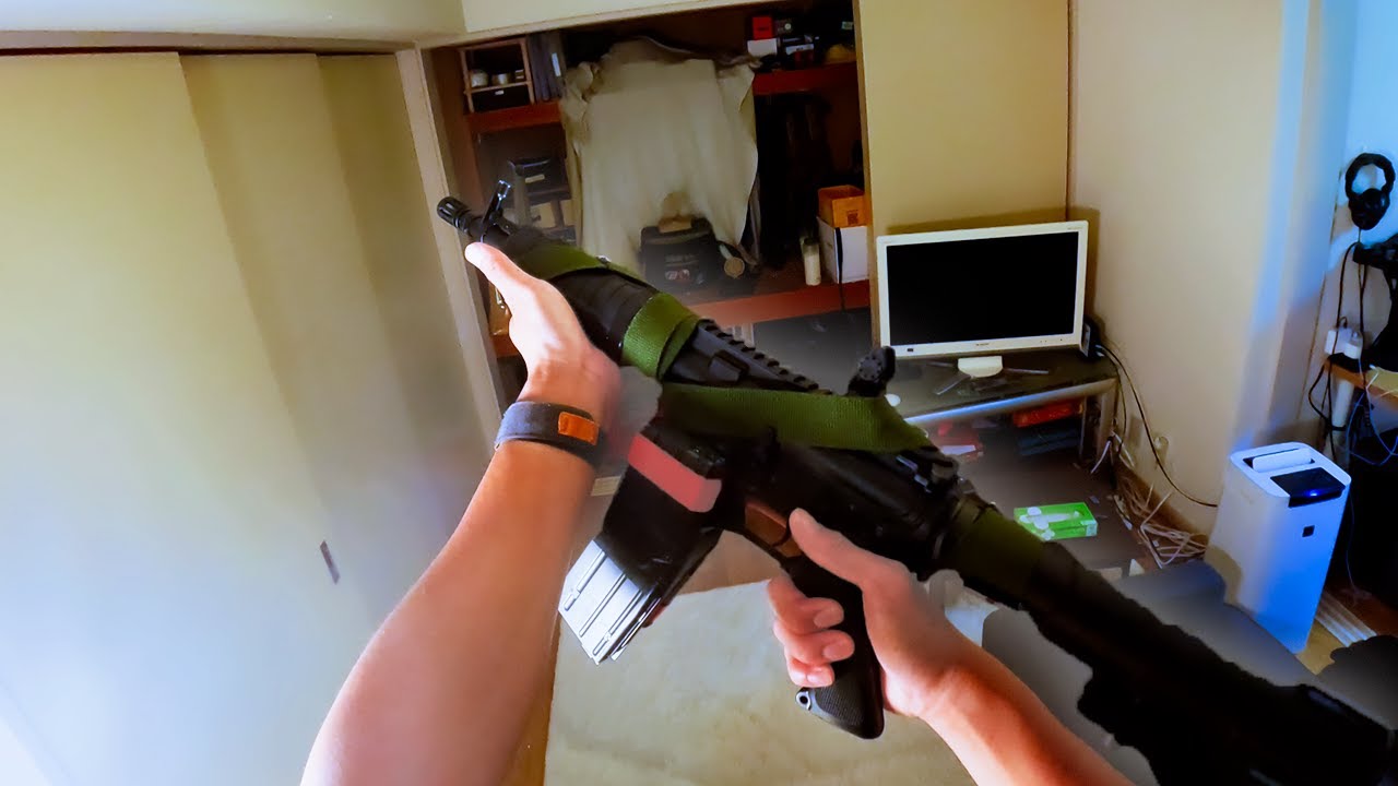 Airsoft XM4 First Time Shooting Test! - YouTube