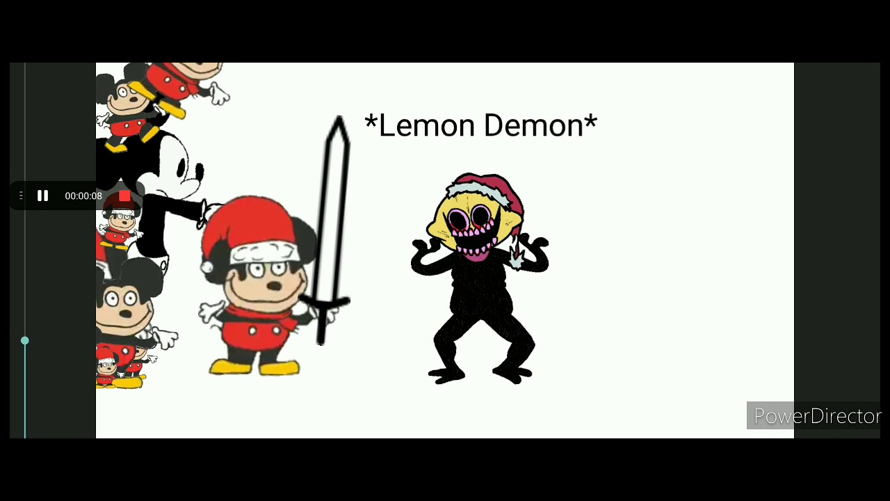 Mokey/Mickey VS Christmas Lemon Demon - Sr Red's Animation - YouTube