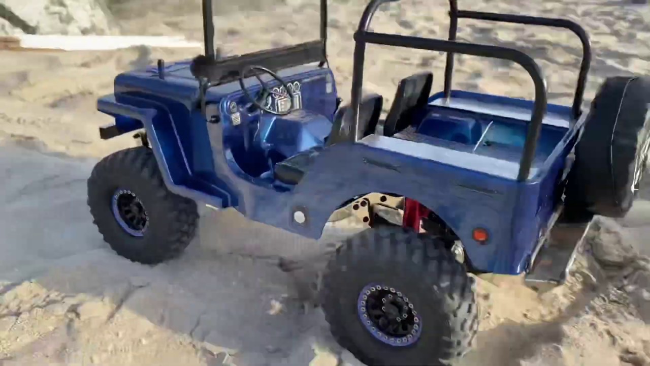 Gmade Sawback 1/10 Rock Crawler in ACTION - YouTube