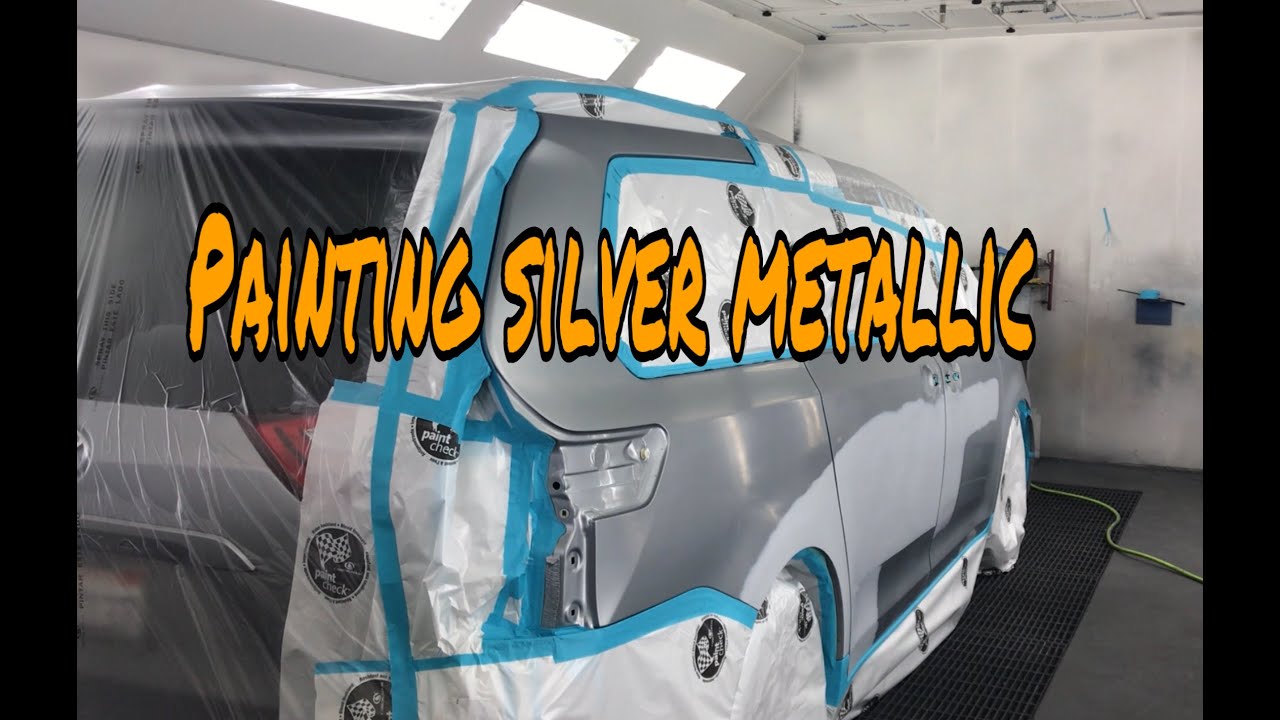 Car painting silver metallic 2nd🎥 - YouTube