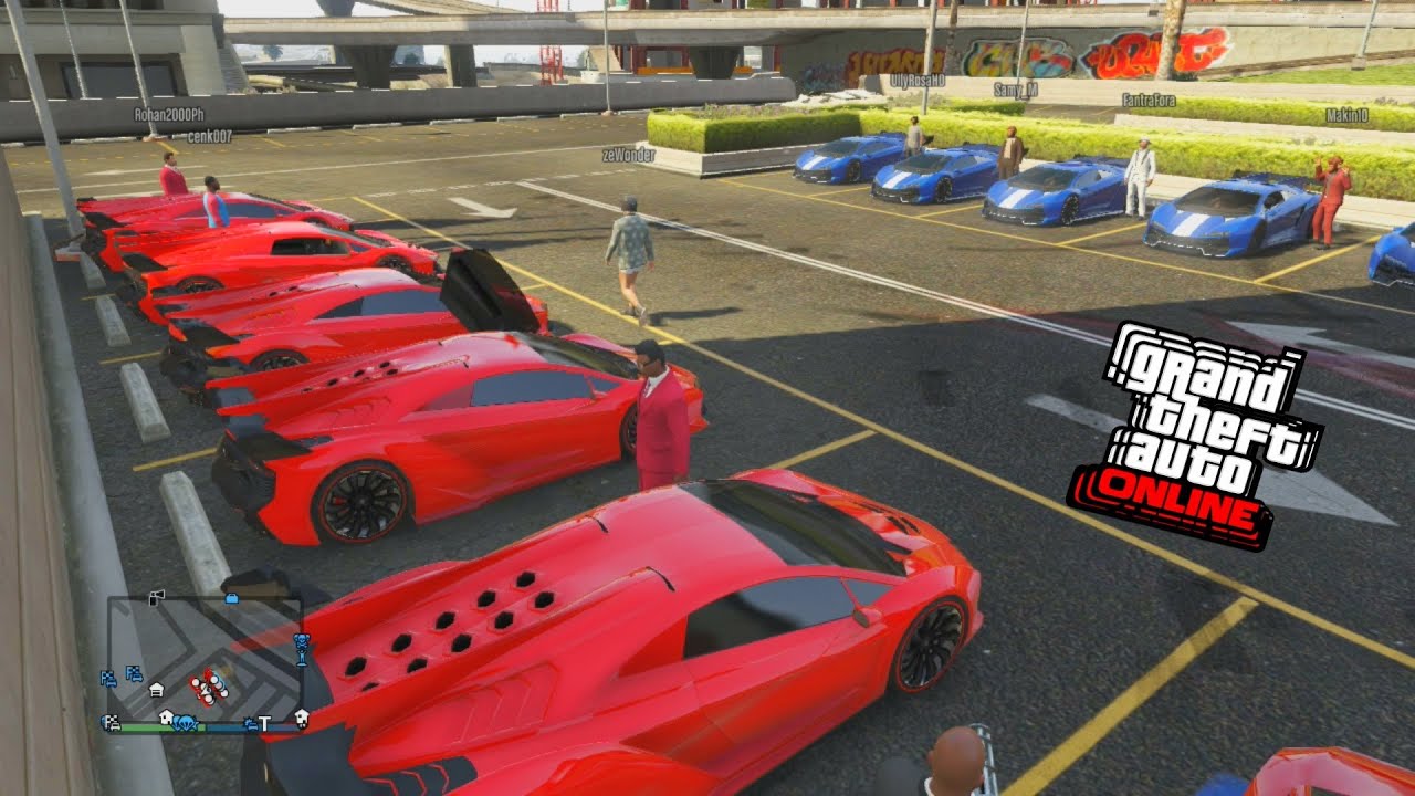 GTA 5 - Non-Contact 8 v 8 Playlist Racing | Red Vs Blue | Part 1 (GTA V ...