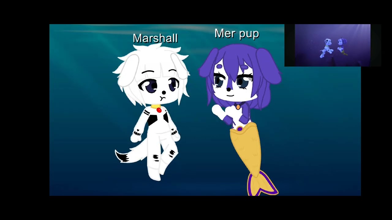 I made Marshall and the mer pup - YouTube
