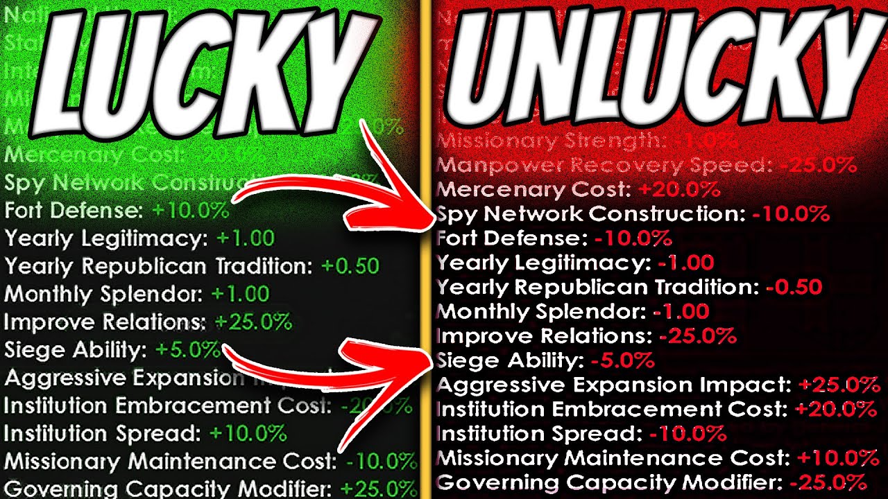 EU4 but LUCKY nations are actually UNLUCKY - YouTube