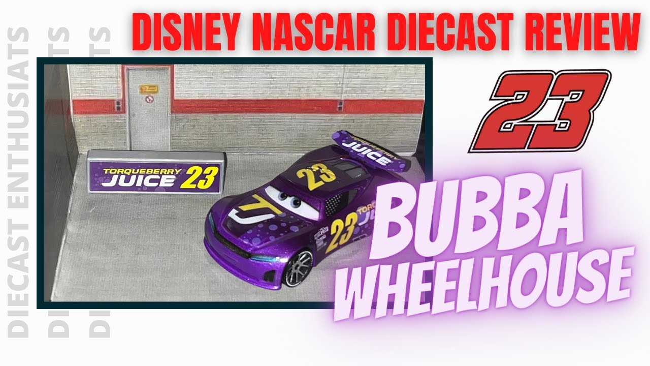 DISNEY PIXAR CARS 2022 NASCAR METAL SERIES BUBBA WHEELHOUSE Torqueberry ...