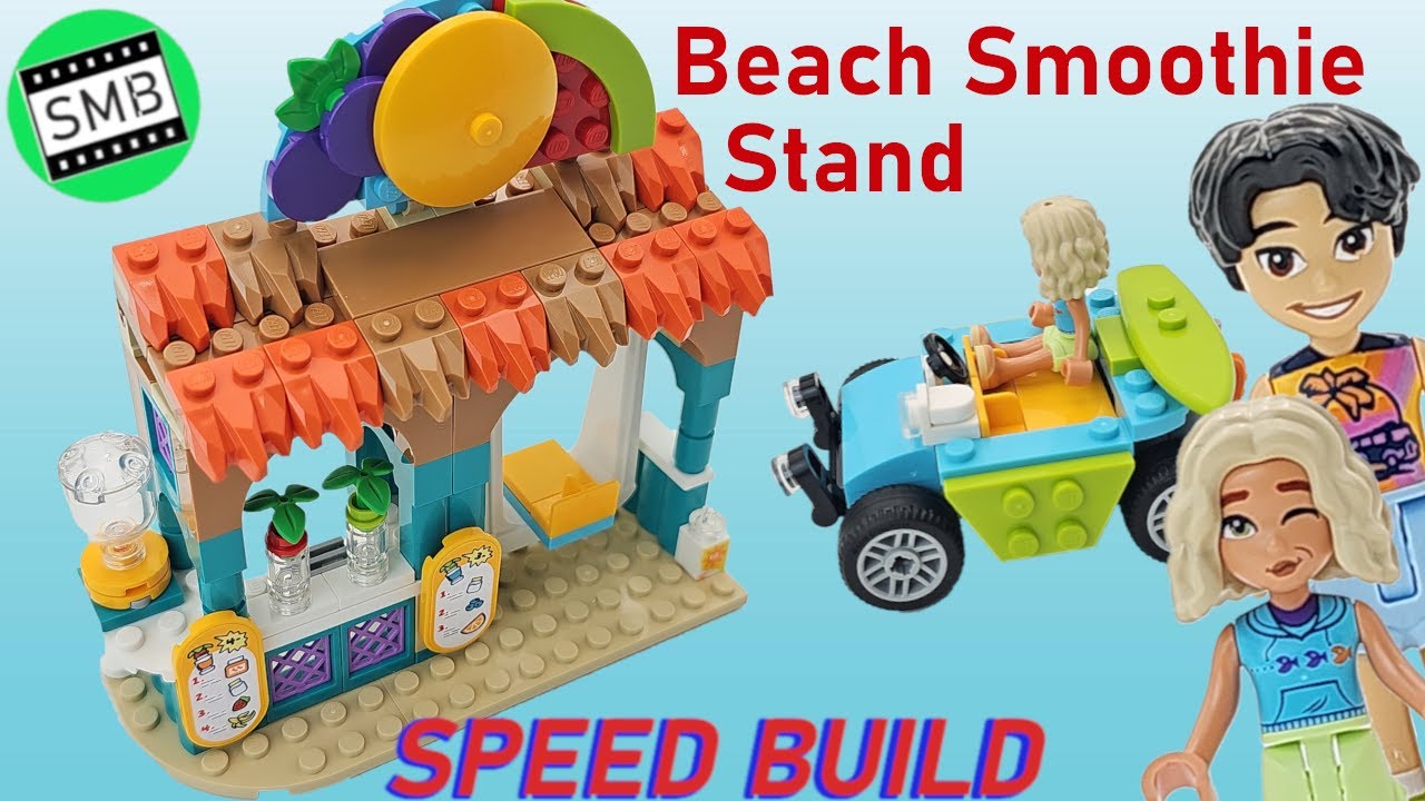 LEGO Friends 42625 - Beach Smoothie Stand *SPEED BUILD* - YouTube
