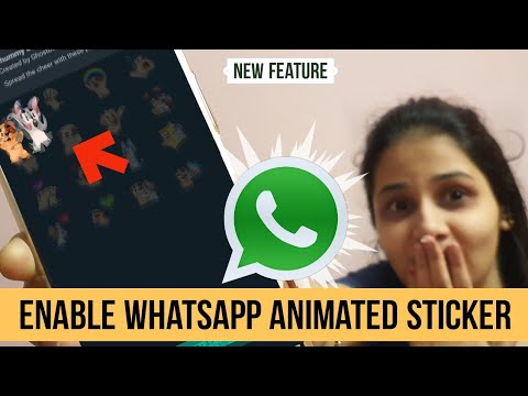 How to enable Animated Stickers on WhatsApp - YouTube