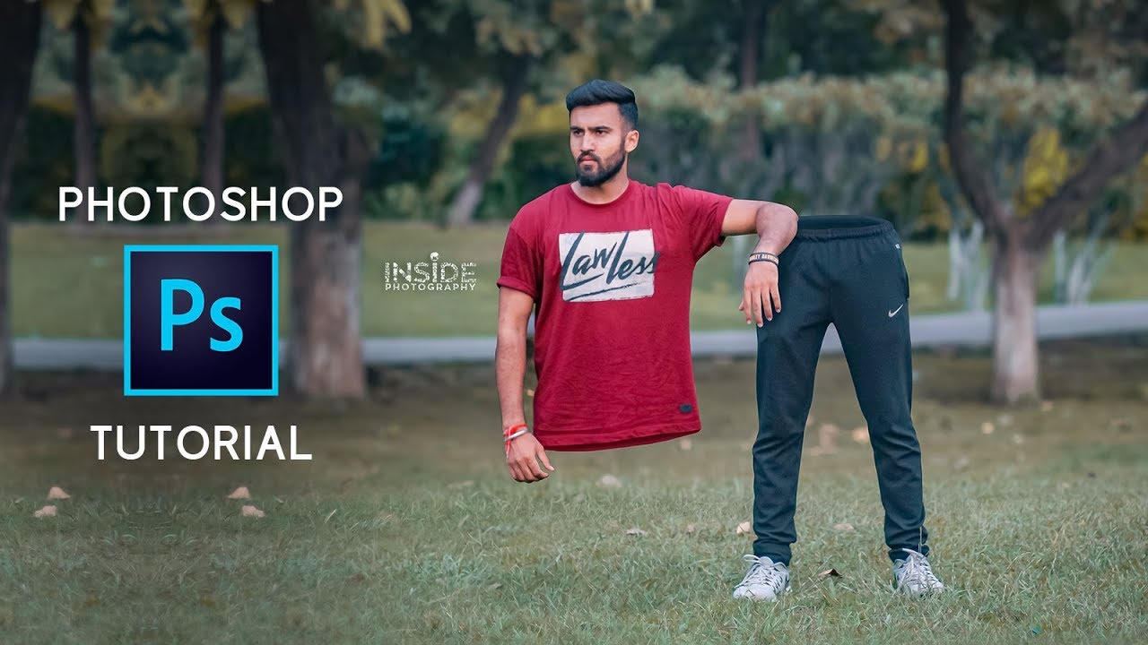 Photoshop Photo Manipulation Tutorial in Hindi | Half Body Effect ...