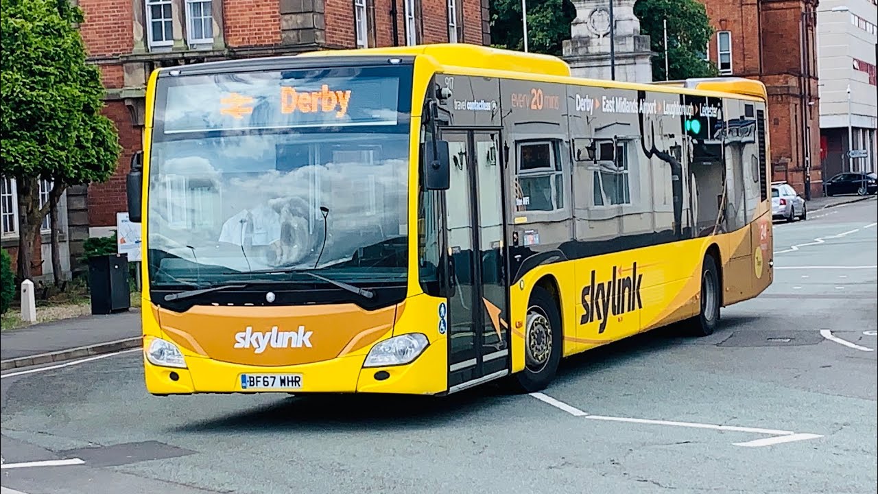 SkyLink Bus 917 At Derby From Leicester To Derby Via East Midlands ...