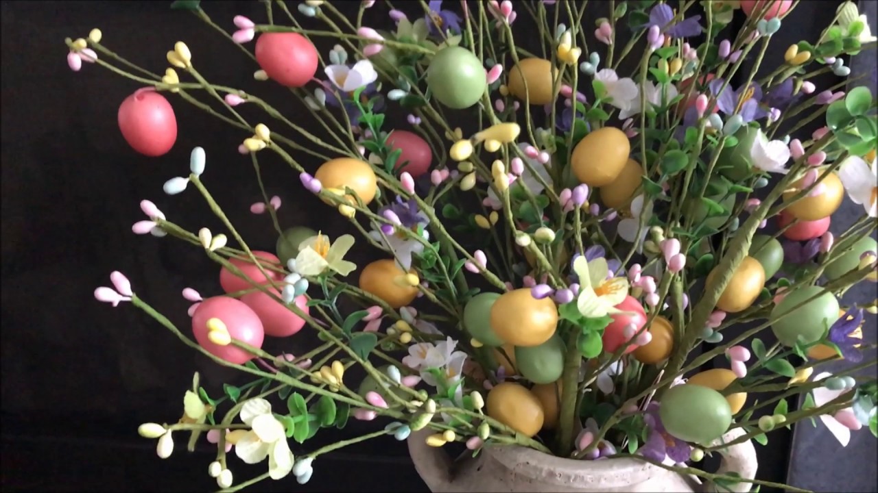 Spring Pip Berry and Egg Stem Set Shelley B Home and Holiday.com - YouTube
