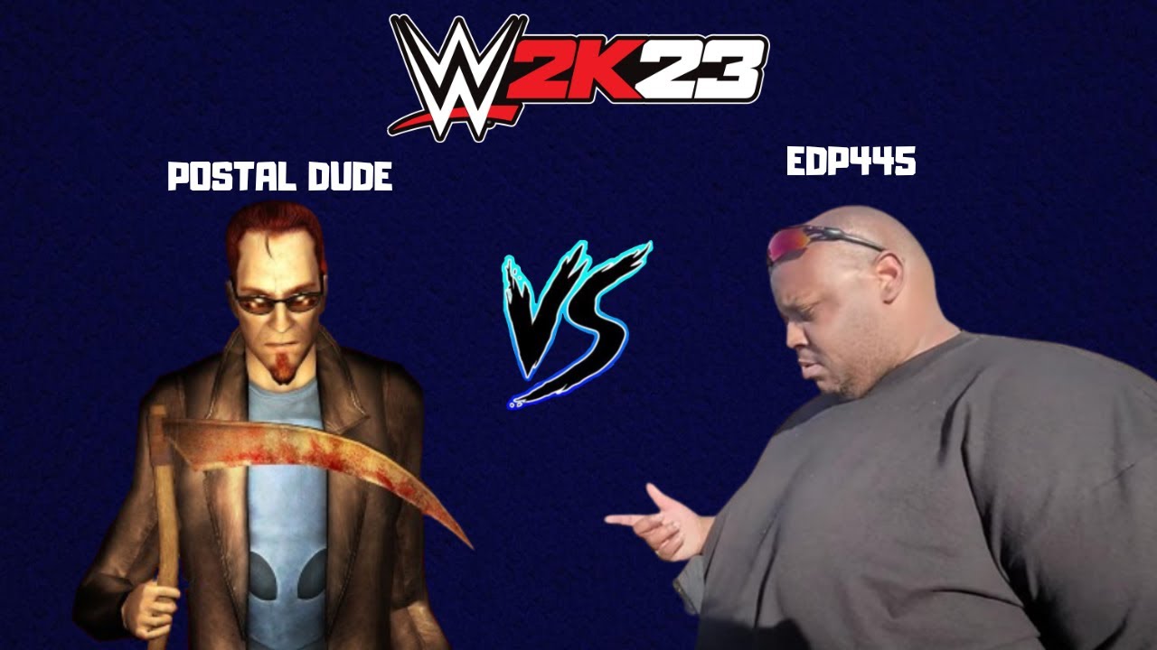 Postal Dude vs. EDP445 - WWE 2K23 Hell In A Cell Full Match - YouTube