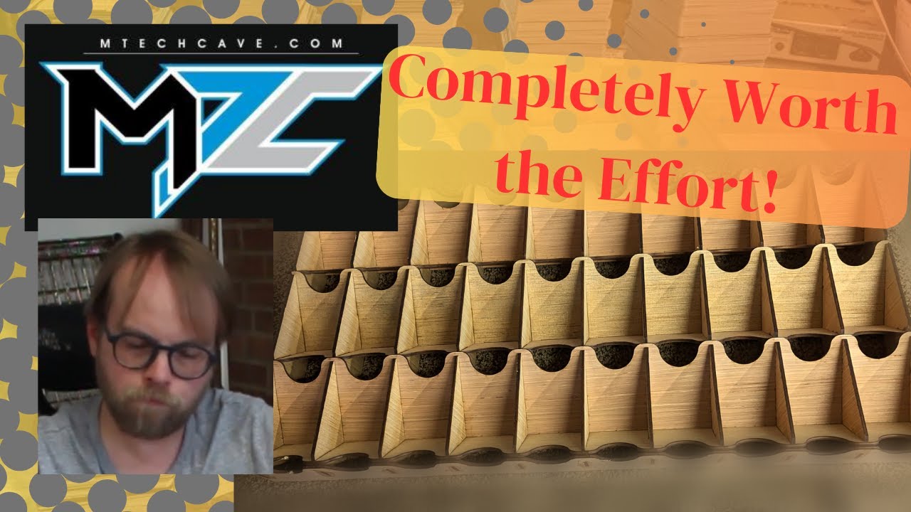 MTech Cave Sent Me Laser-Cut Wooden Trading Card Accessories! - YouTube