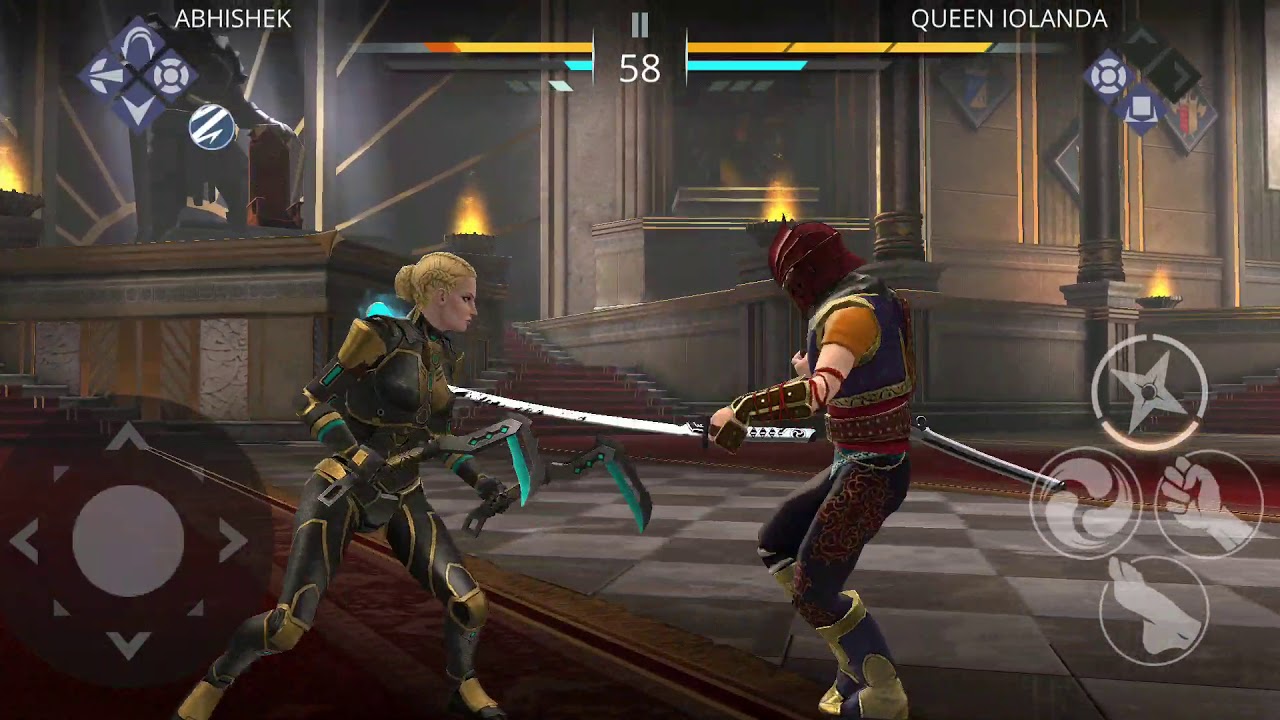 Shadow fight 3 chapter 6 boss battle - Queen Iolanda - YouTube