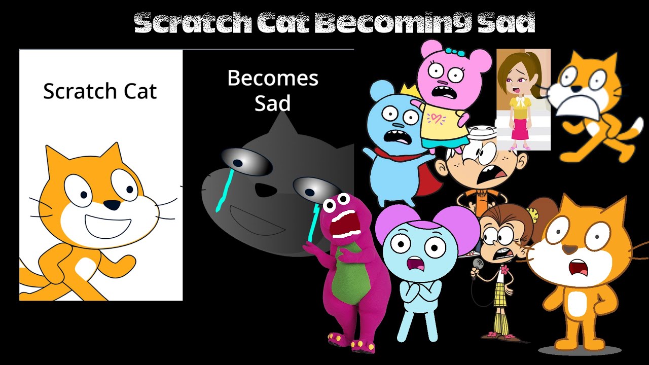 Scratch Cat Becomes Sad [The Sad Video] - YouTube
