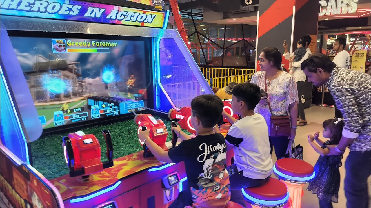 kids enjoyed inorbit mall Time zone. #gamezone #timezone - YouTube