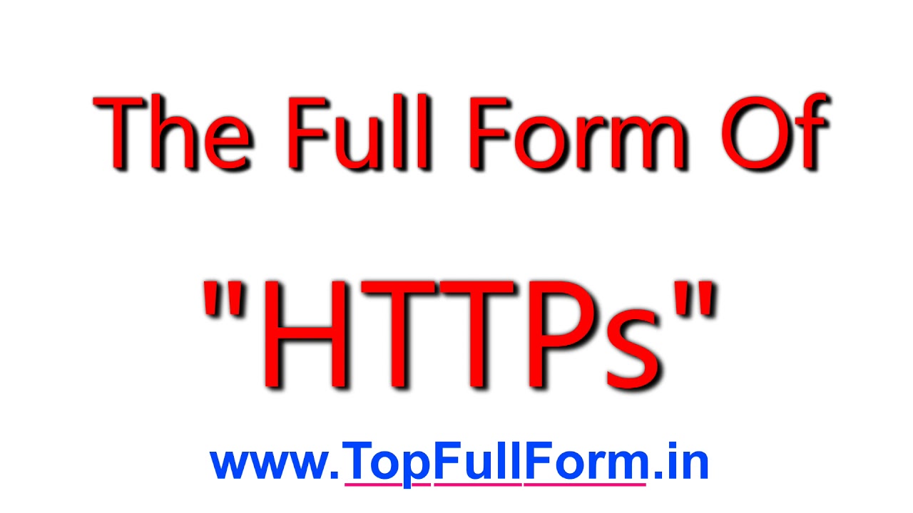 What is HTTPS Full Form | Meaning of HTTPS | Full Name Of HTTPS - YouTube