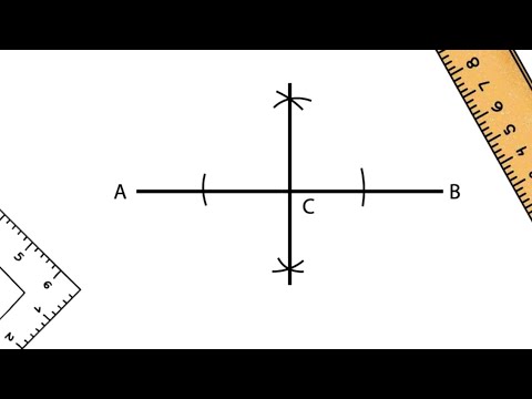 How To Draw a perpendicular line for Beginners - YouTube