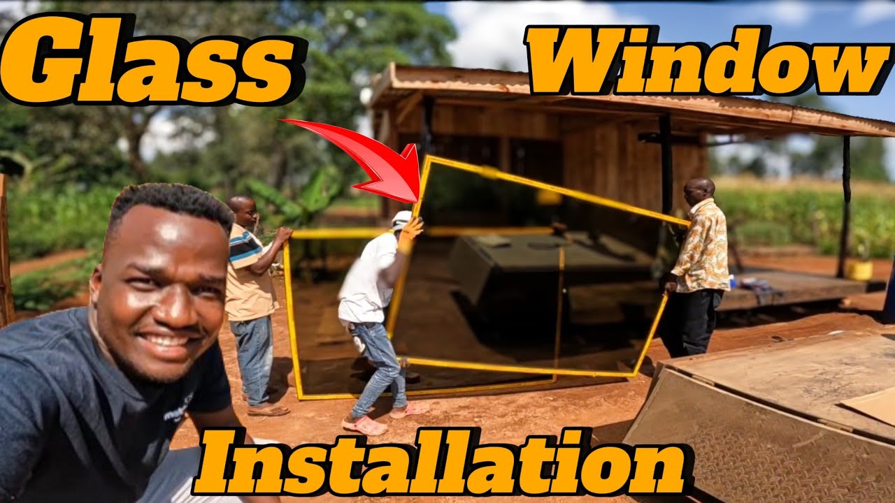 OffGrid Living: Expensive 💰 Glass Window Installation On My Tiny house ...