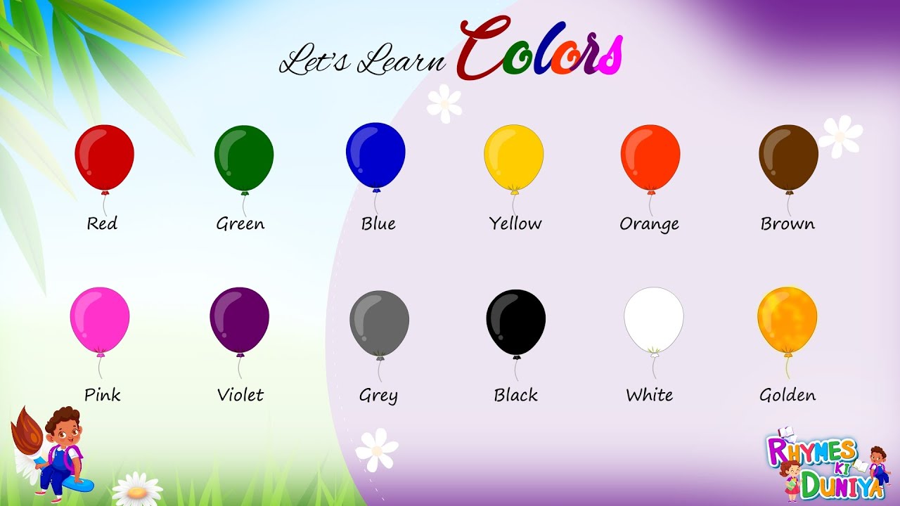Learn Colors Name In English | Color Videos For Kids | Learn to write ...