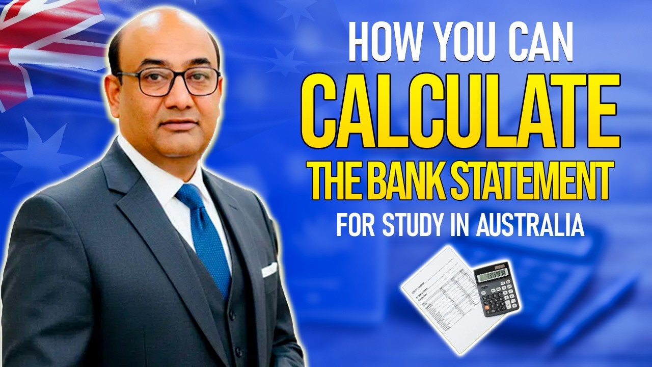 How to Calculate Bank Statement for Australia Student Visa 2026 | Full ...